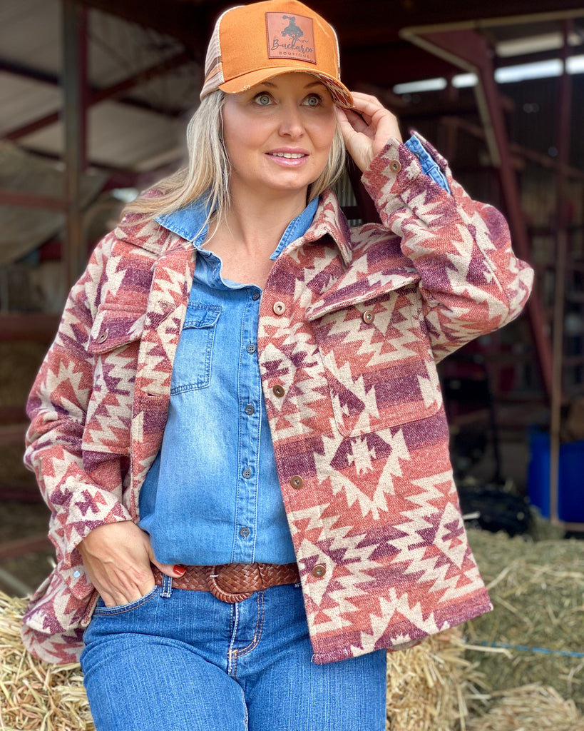 The Bozeman Aztec Jacket – Buckaroo Boutique