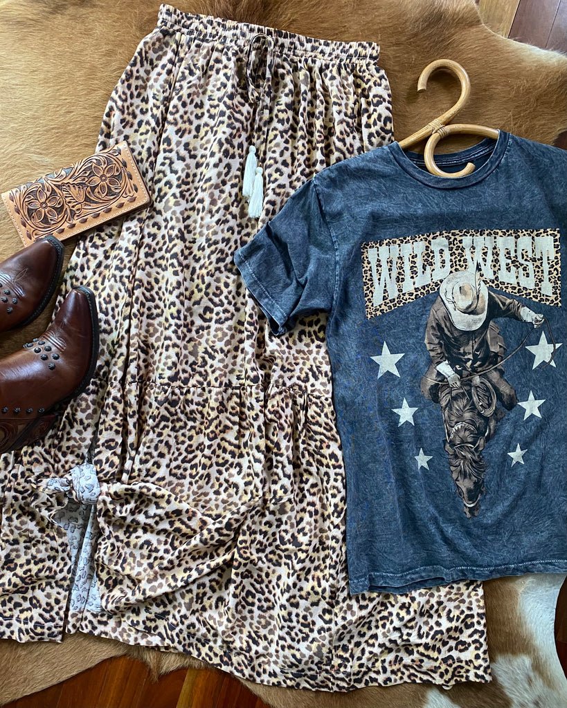 WILD Maxi Skirt – Buckaroo Boutique